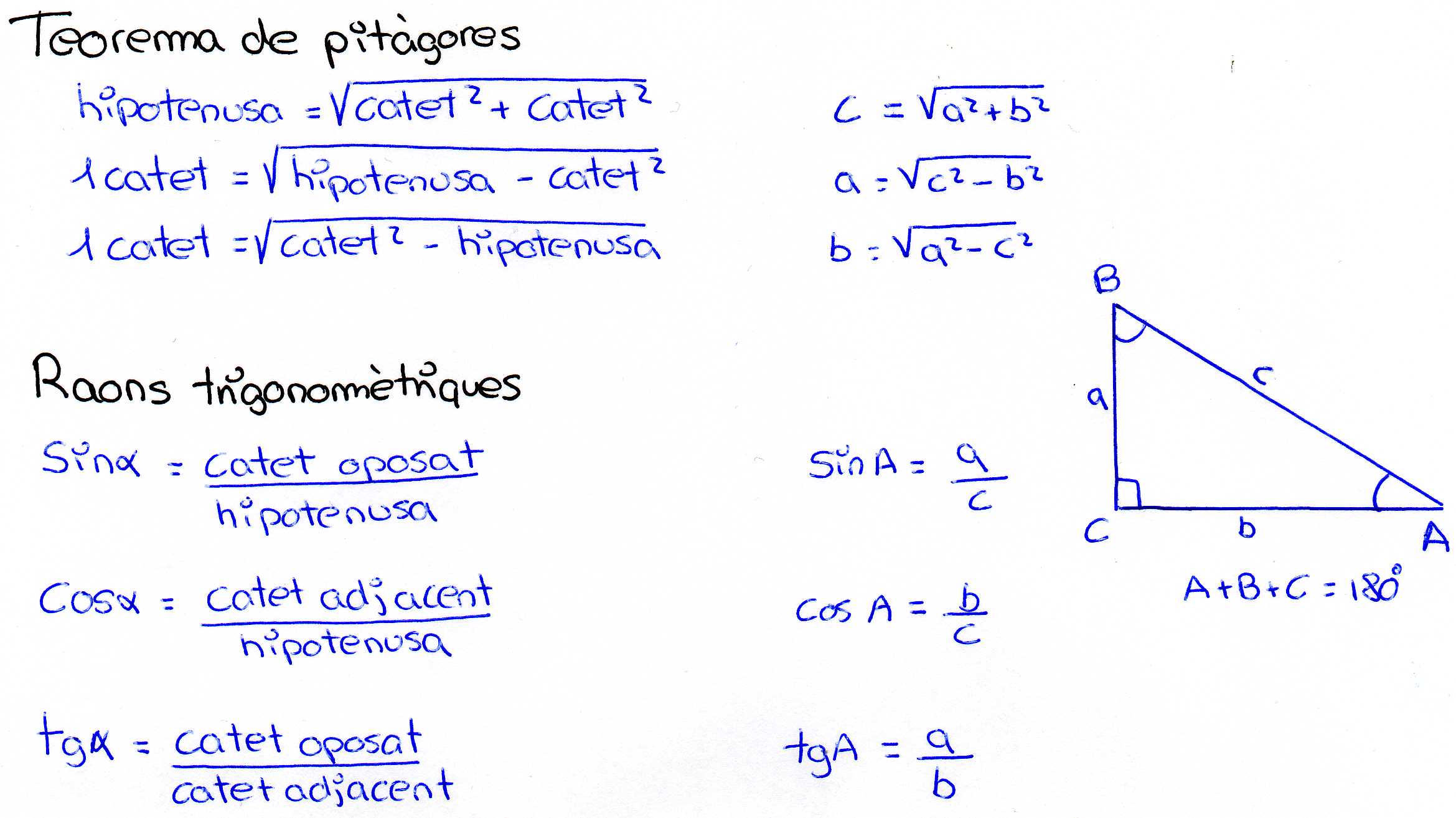 trigonometria triangles
