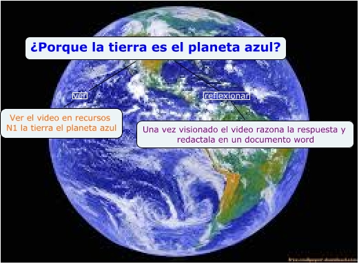 la tierra planeta azul